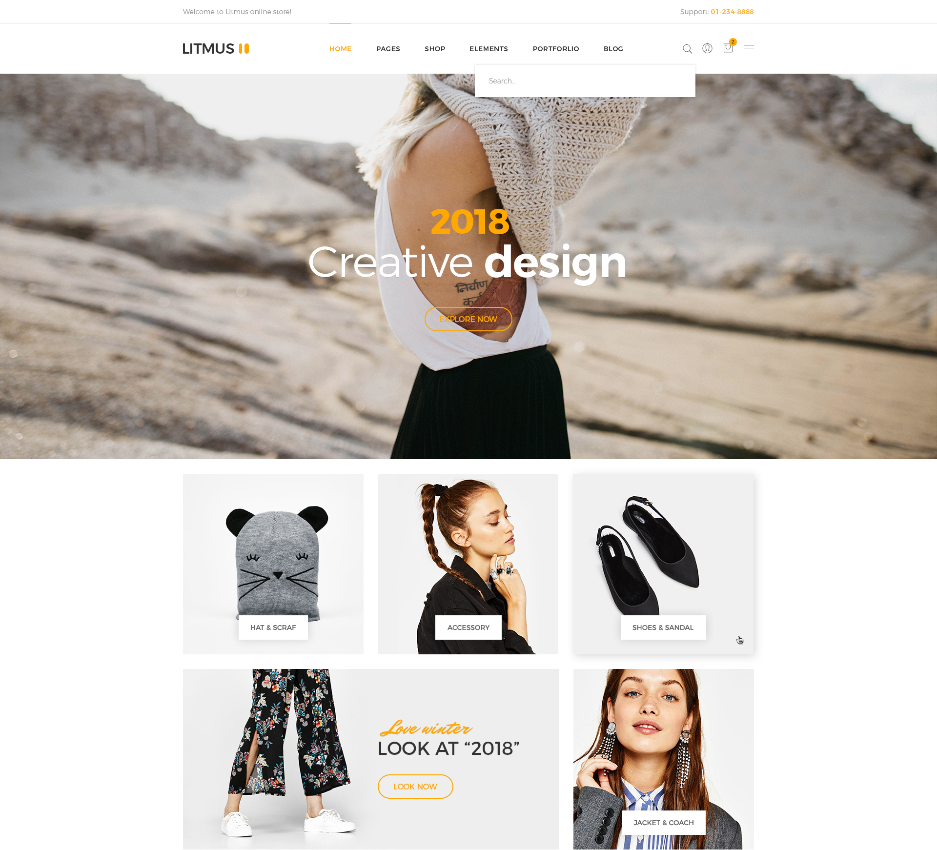 Litmus - Clean & Creative Multipurpose PSD Template by tortoizthemes